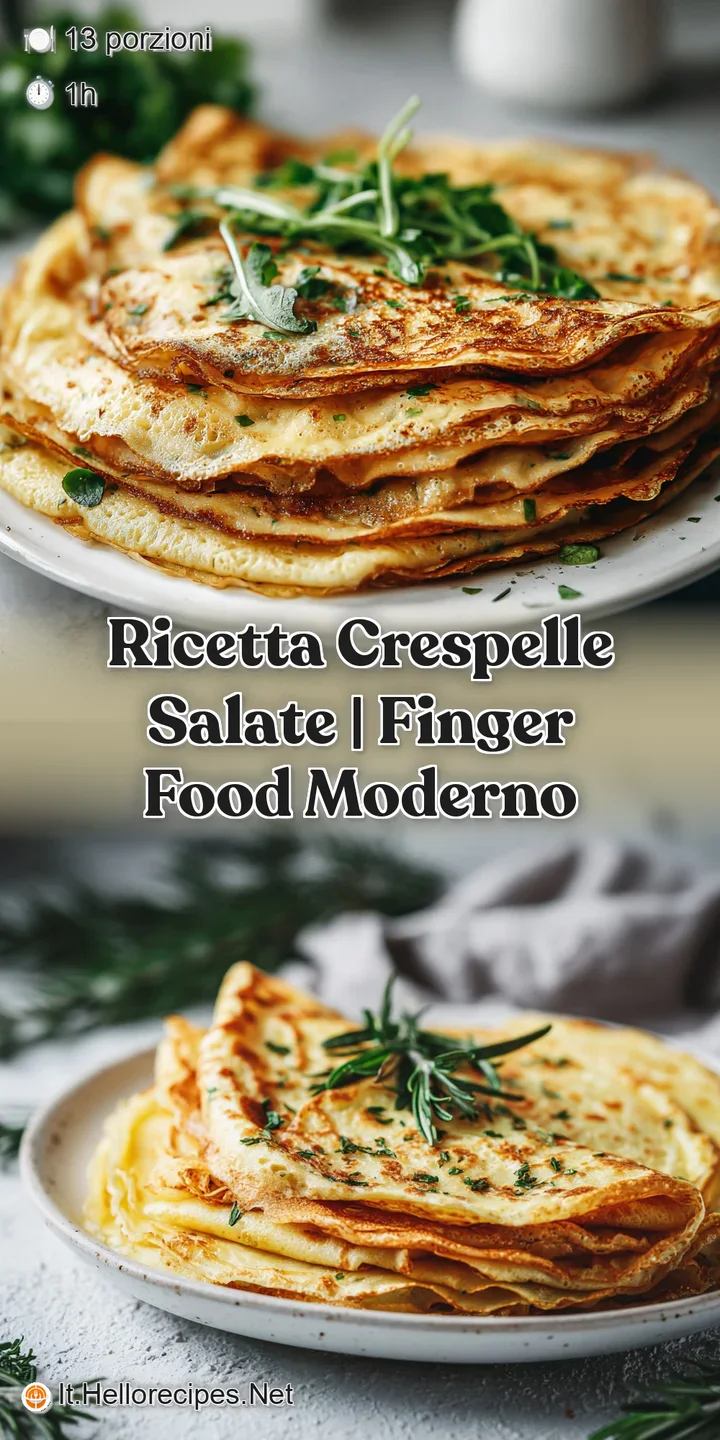 Ricetta Crespelle Salate: Make-Ahead, Silky Texture